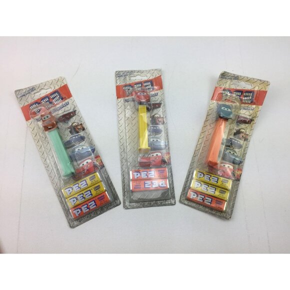 Pex | Toys | Pez Dispensers Disney Pixar Cars Lightning Mcqueen Mater ...